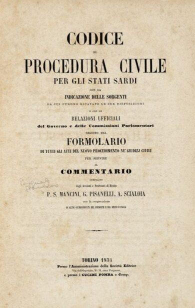 Giuseppe Pisanelli, chi era il padre del primo codice civile italiano?