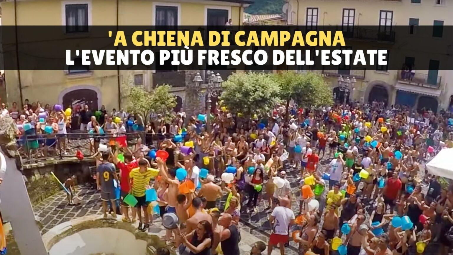 'A Chiena di Campagna: un'usanza estiva rinfrescante